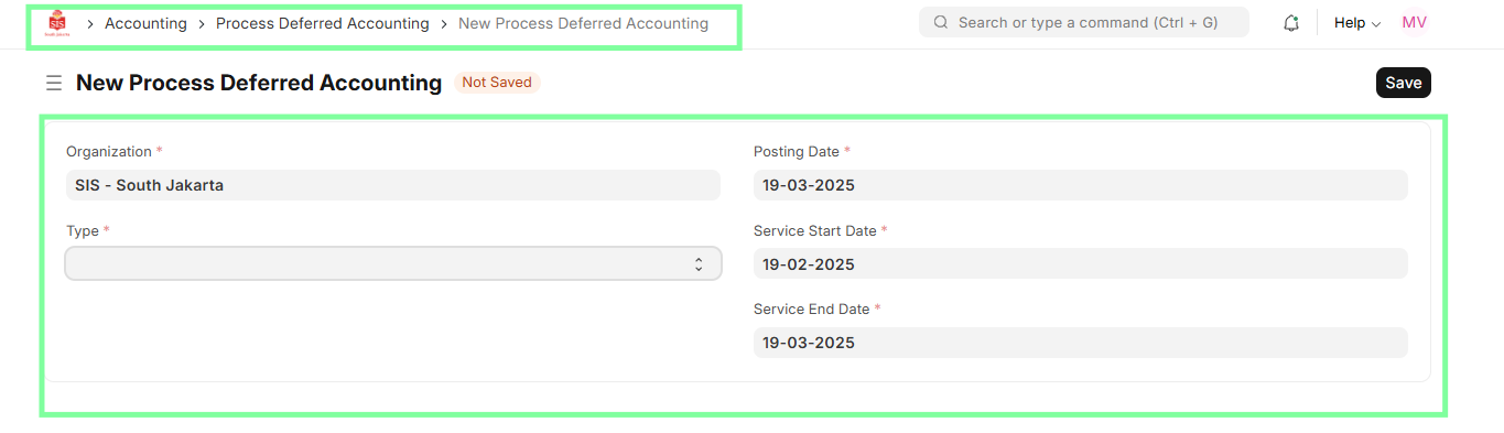 FI- Process Deferred Accounting